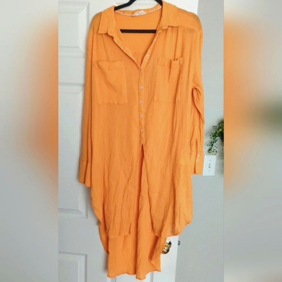 Anthropologie | Tops | Golden Tunic | Poshmark